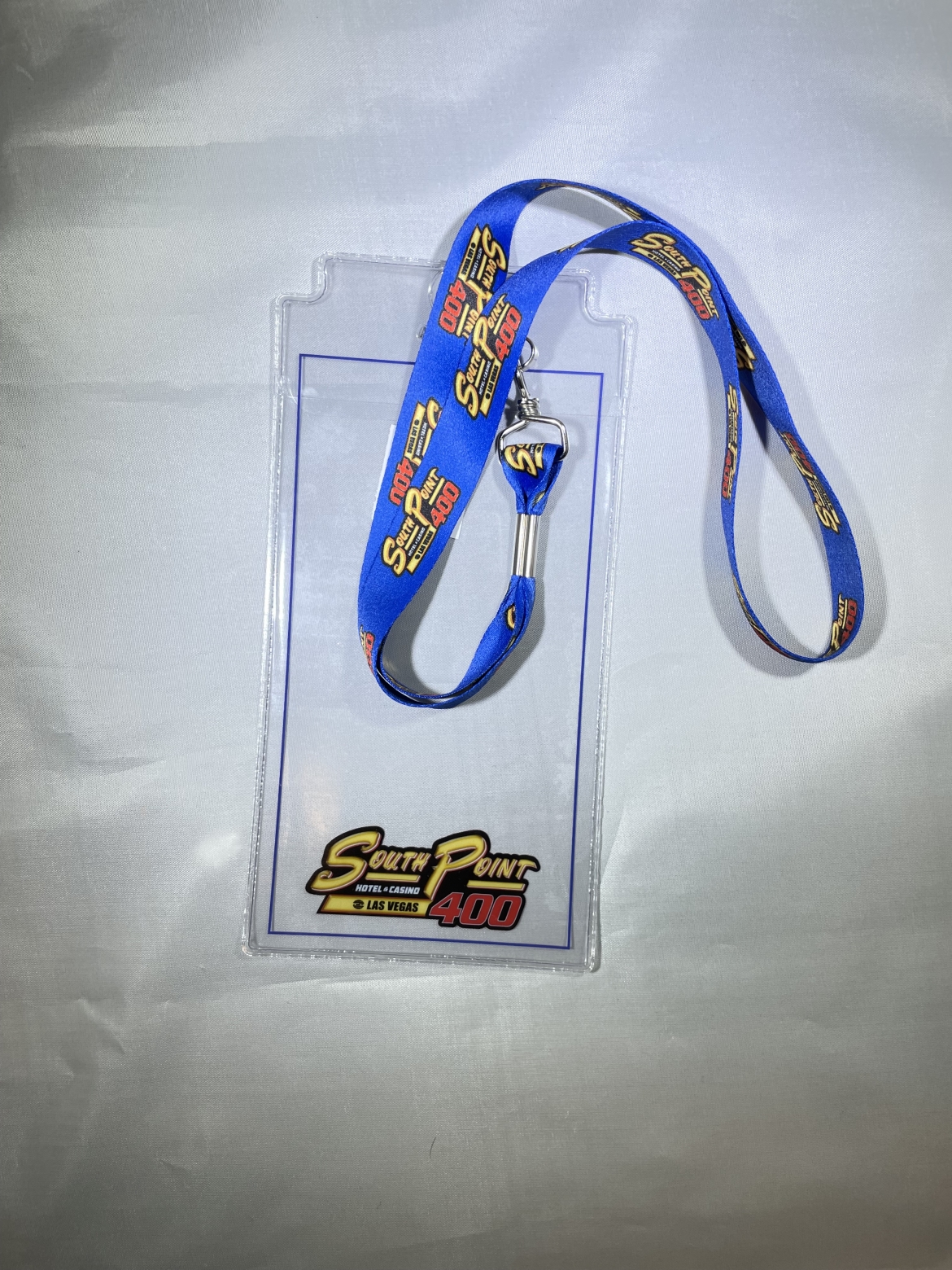 South Point 400 Race Lanyard/Credentials Holder - Blue - South Point Store